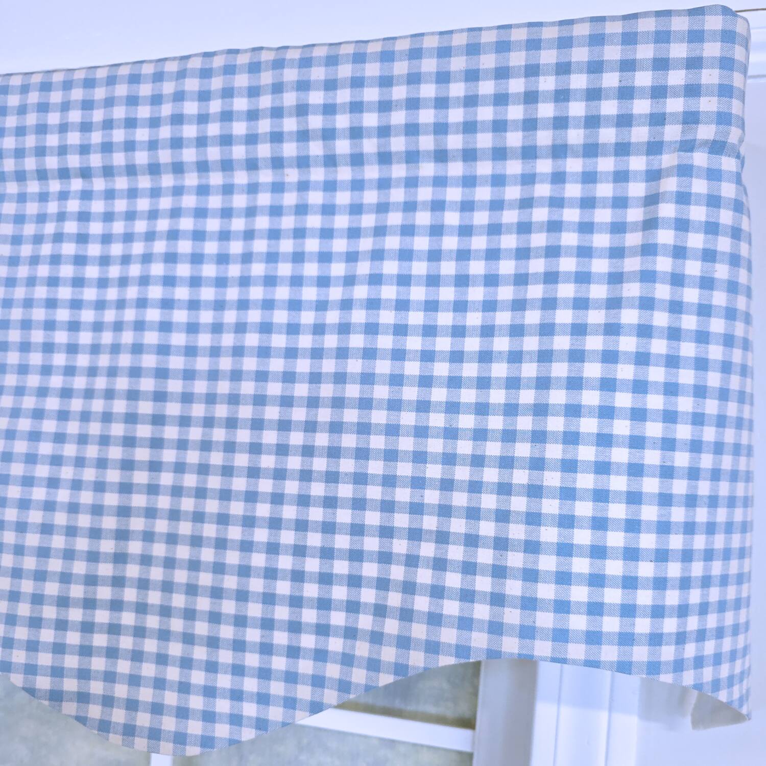RLF Home 100% Cotton Gingham Regal With Poly/Cotton Ivory lining Rod ...