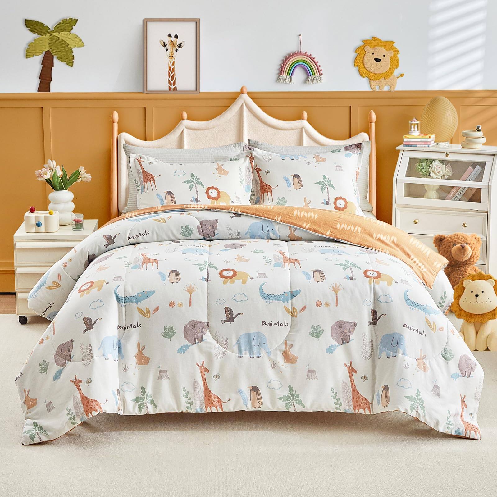 Earthley Blooms 3pcs Cotton Size Comforter Set For World Of The Sea ...