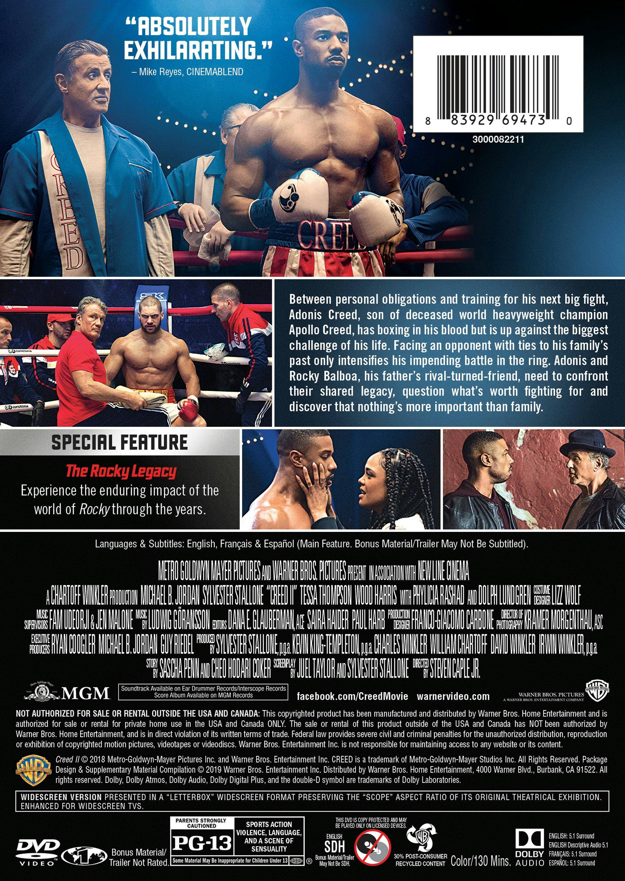 Customer Reviews: Creed II [DVD] [2018] - Best Buy