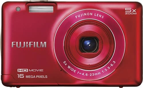 Best Buy: Fujifilm FinePix JX680 16.0-Megapixel Digital Camera Red ...