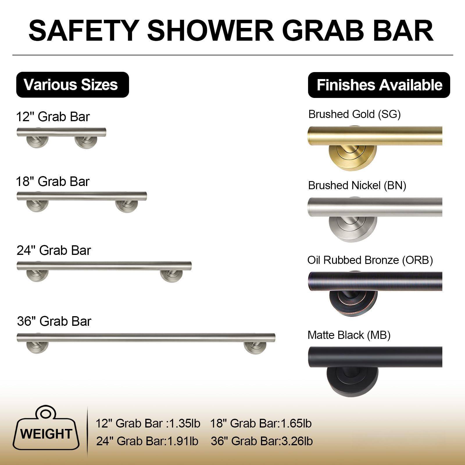 Paradigms Interiors Shower Grab Bar Modern Set Stainless Handicap For ...