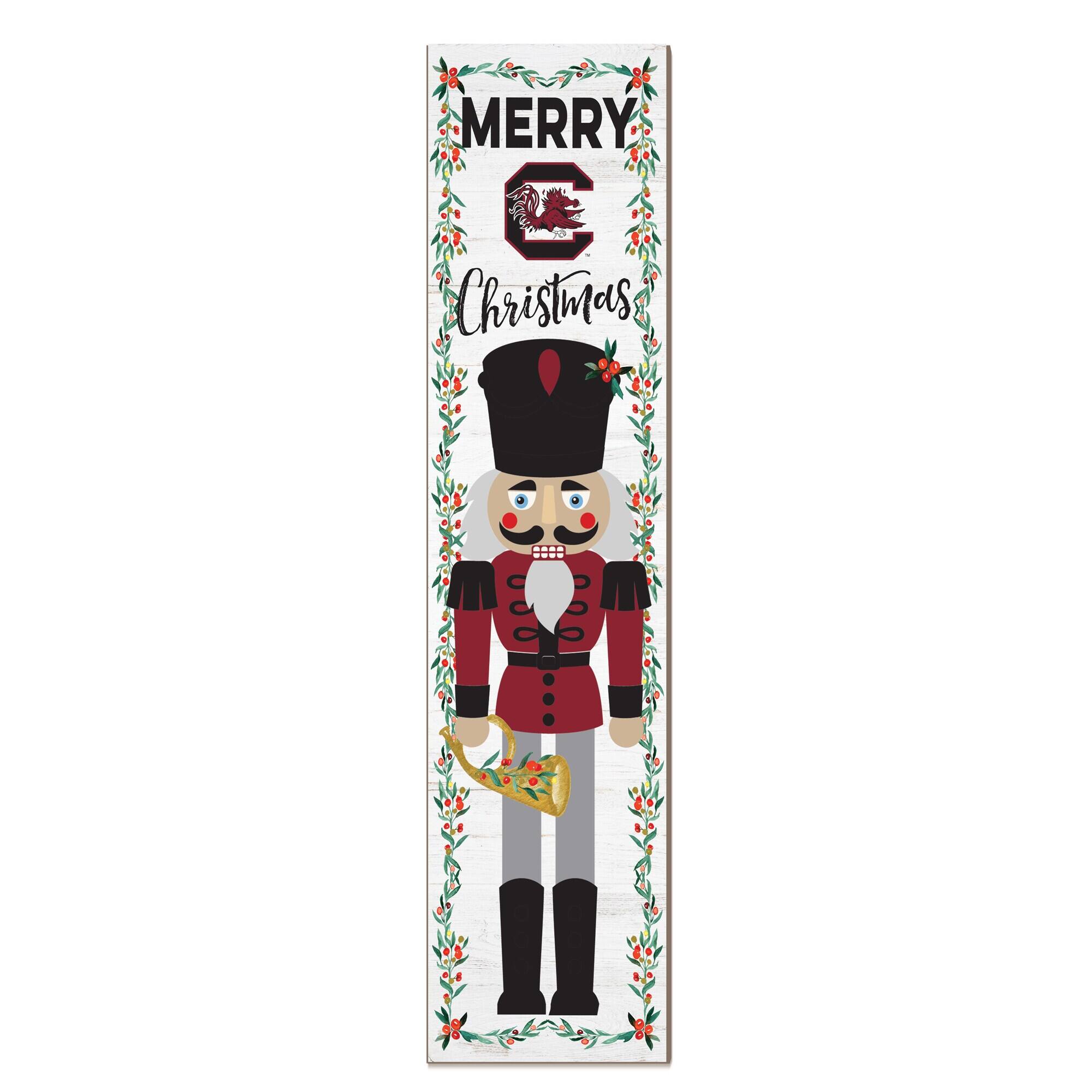 Jardine South Carolina Gamecocks 11" x 46" Nutcracker Holiday Leaner ...