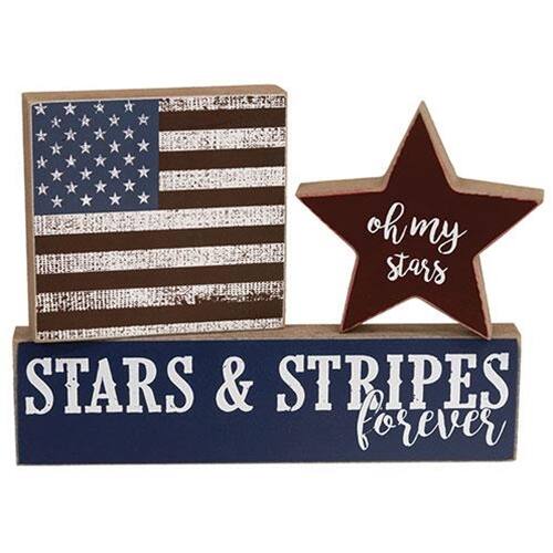 BreeBe 3/Set Stars & Stripes Forever Blocks Multicolor G37042 - Best Buy