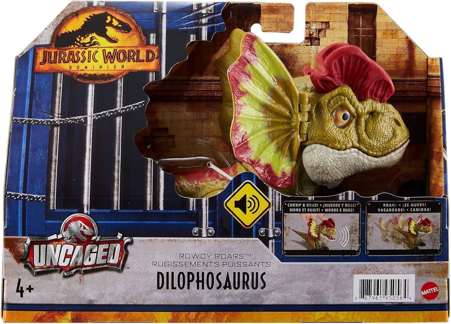 Mattel Jurassic World Dominion Uncaged Dinosaur Rowdy Roars ...
