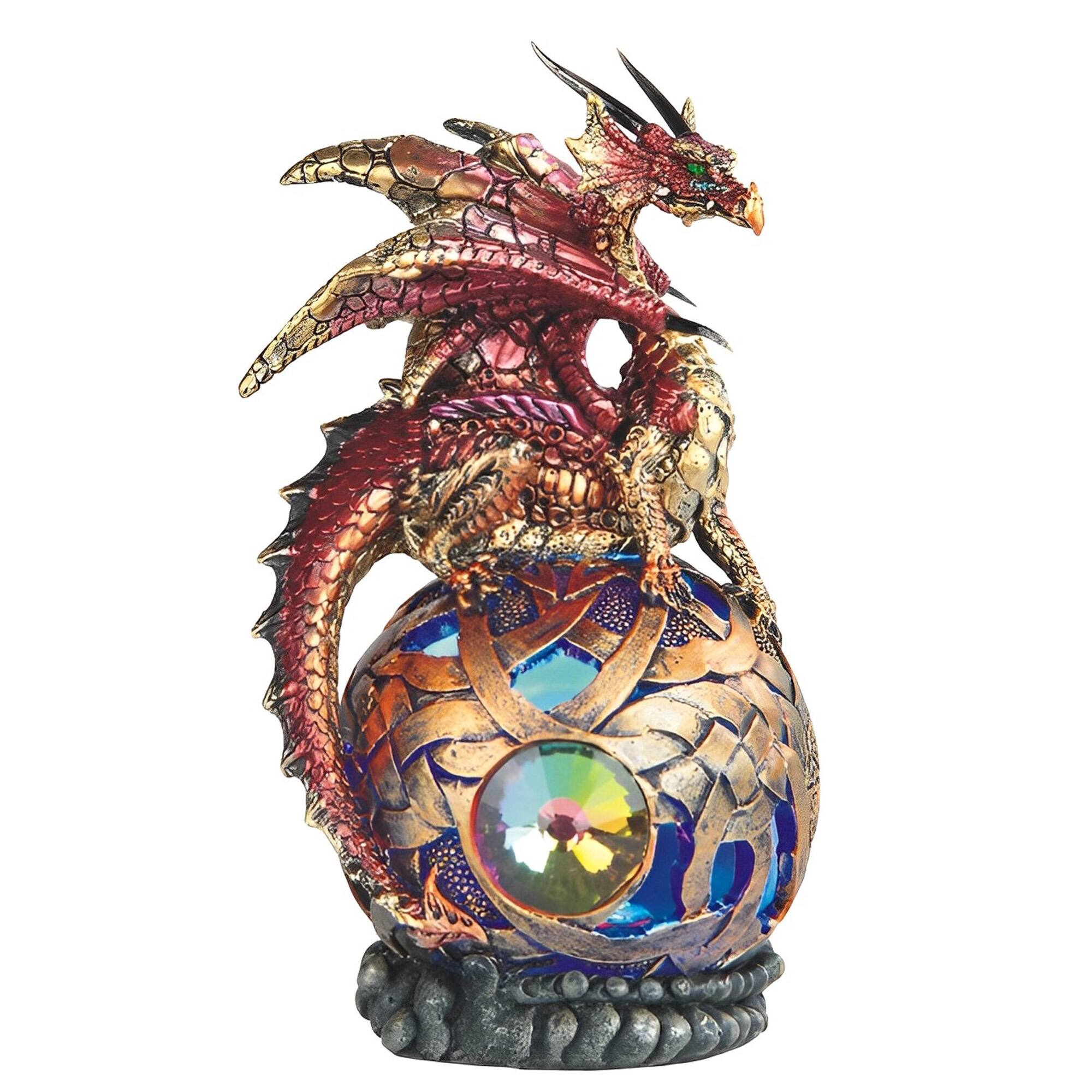 FC Design 6"H Dragon On Light Up LED Orb Figurine Statue s Office ...