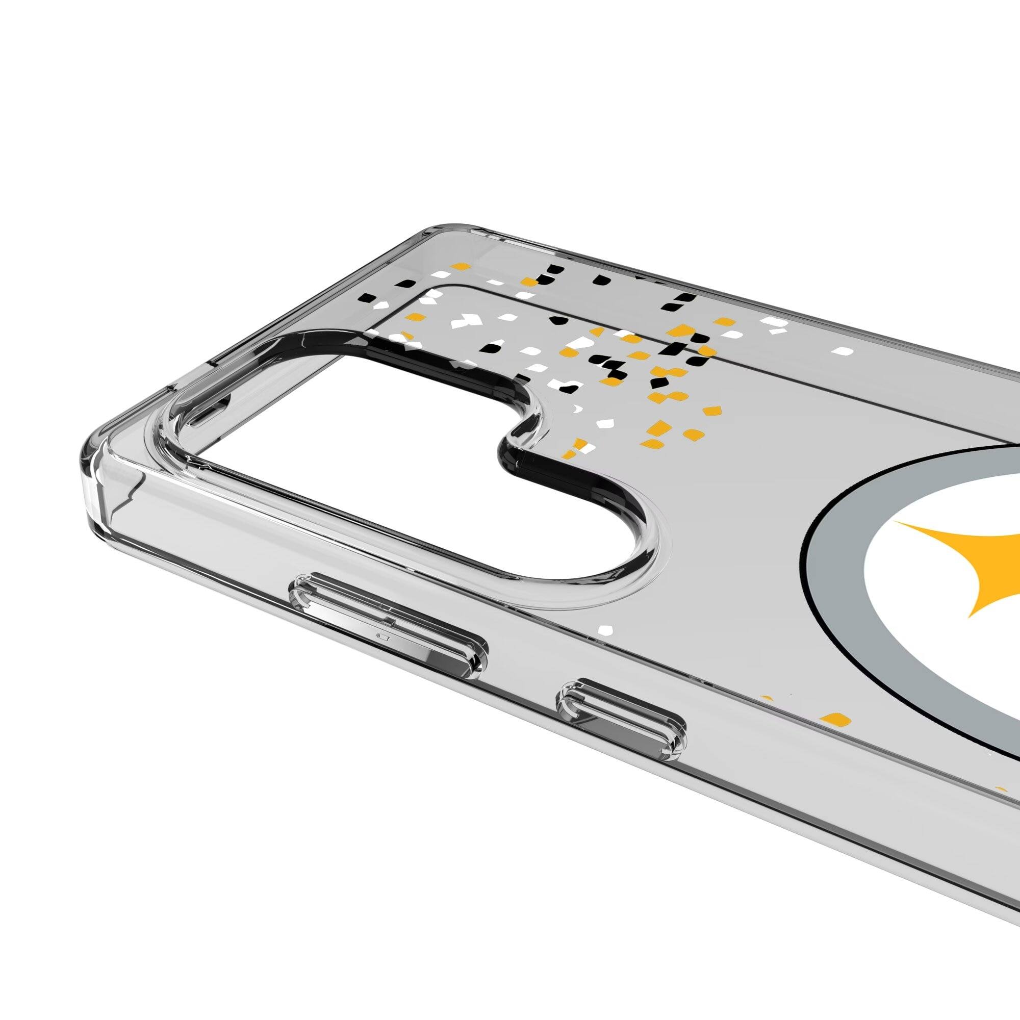 Keyscaper NFL Pittsburgh Steelers Galaxy Clear Case with Confetti ...