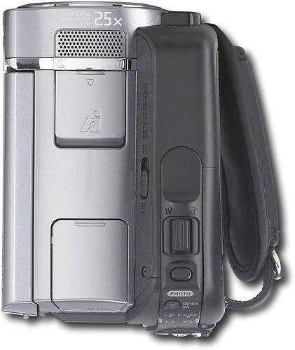 Best Buy: Sony Handycam Camcorder Black/Silver DCR-SR85