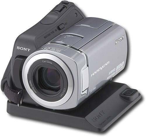 Best Buy: Sony Handycam Camcorder Black/Silver DCR-SR85