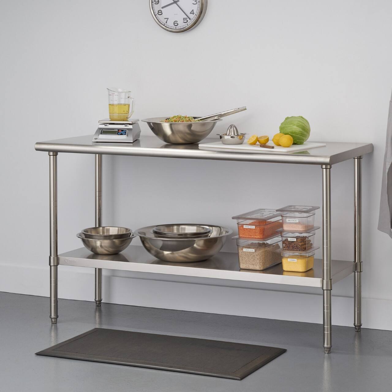 TRINITY PRO® EcoStorage® | 60x24x35 | Stainless Steel Workbench | NSF ...