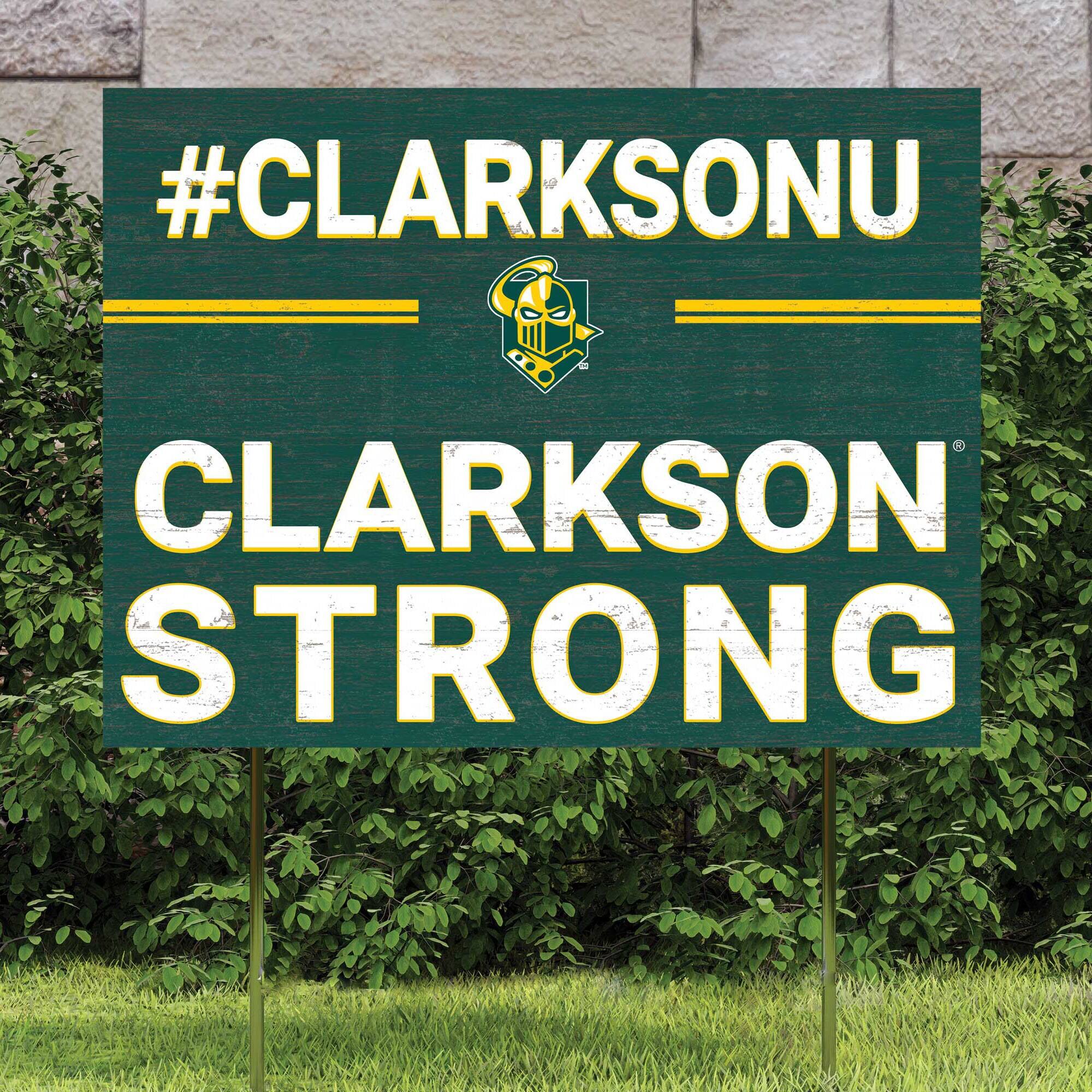 Jardine Clarkson Golden Knights 18" x 24" Yard Sign Green 200092174 ...