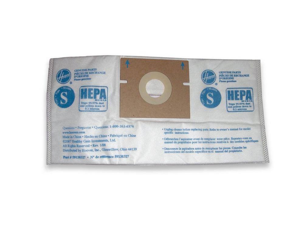 Hoover 8 Pack Replacement Vacuum Bags for Part #4010808S 4010808S ...