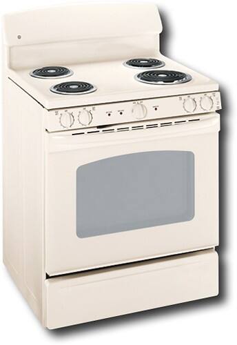 Best Buy: GE 30" Self-Cleaning Freestanding Electric Range Bisque-on ...