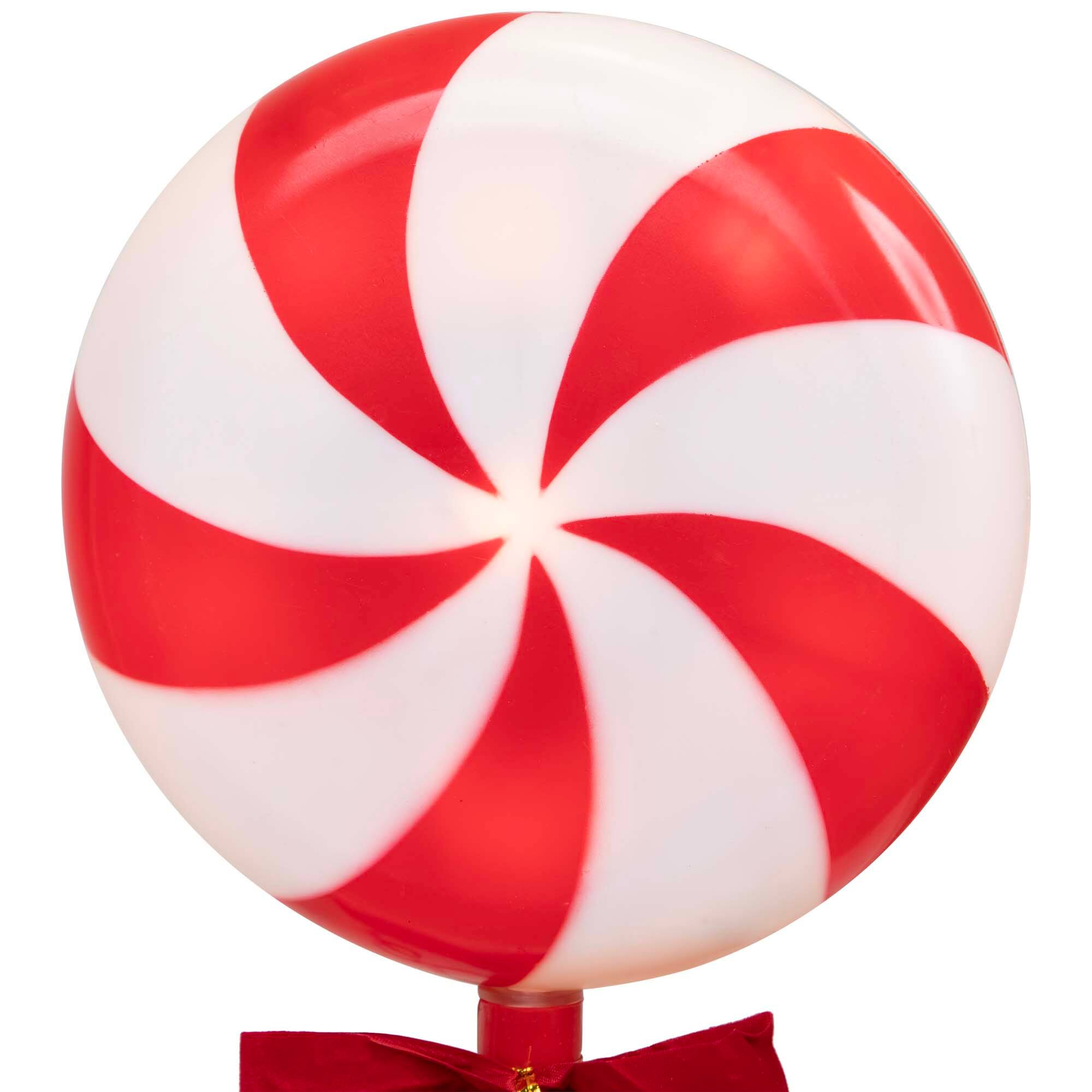 Northlight Lighted Peppermint Candy Christmas Outdoor Pathway Markers ...