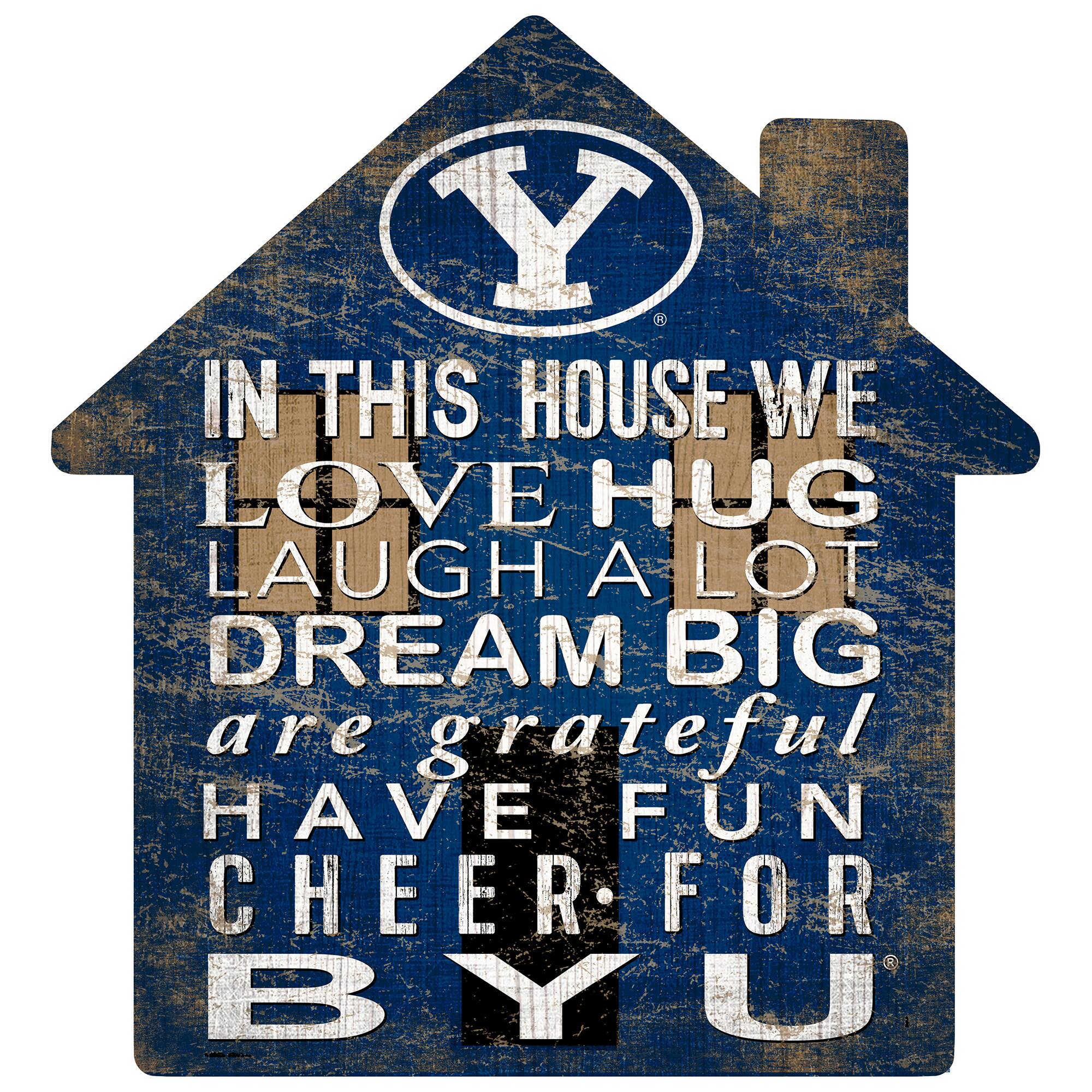 Fan Creations BYU Cougars 12'' Team House Sign Multicolor 4268019 ...
