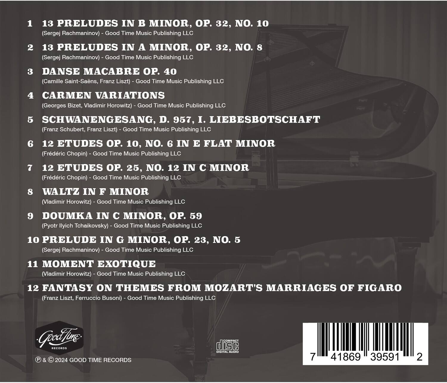 Vladimir Horowitz The Condon Collection: Masters of The Piano Roll ...