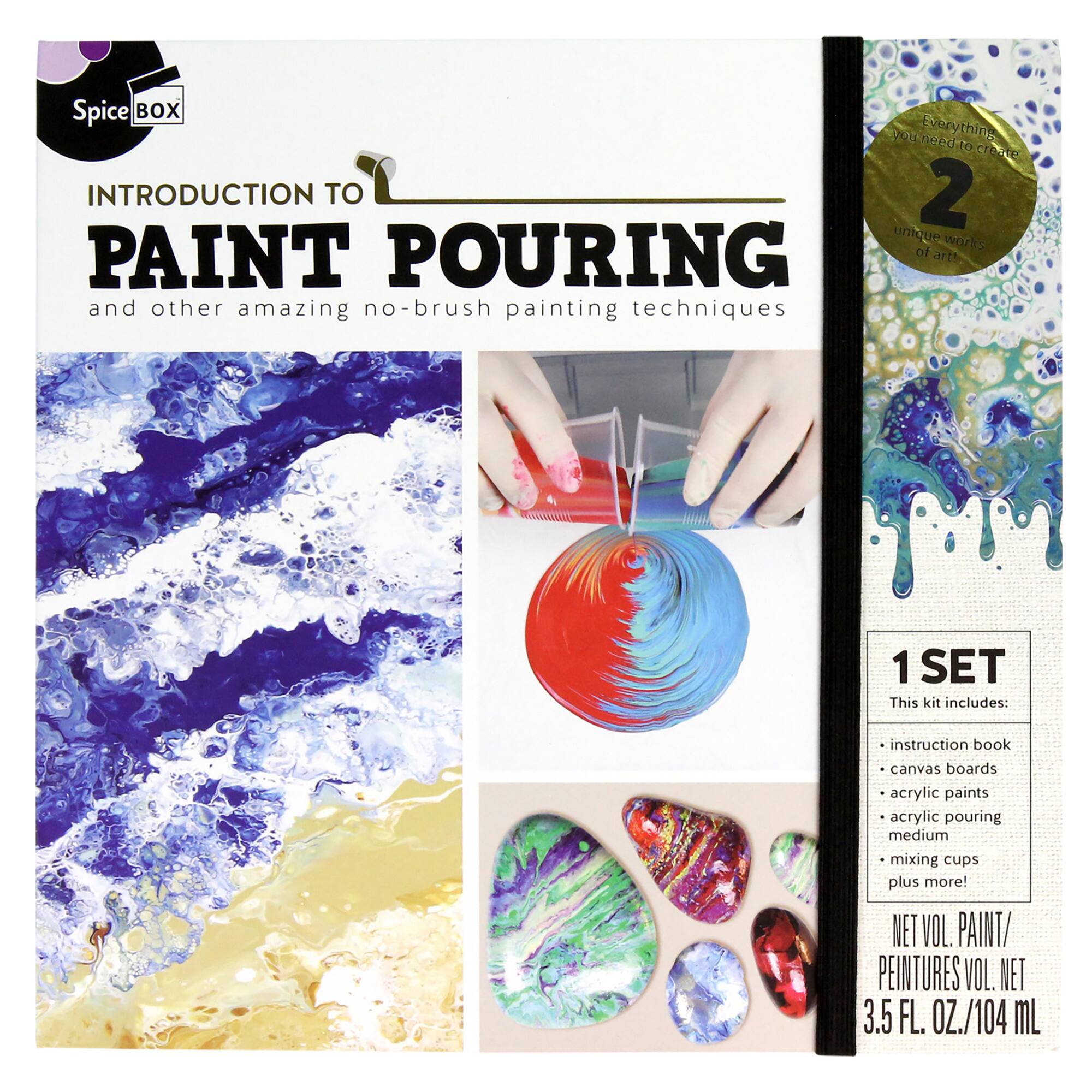 Spice Box Introduction To: Paint Pouring G0628992014982 - Best Buy