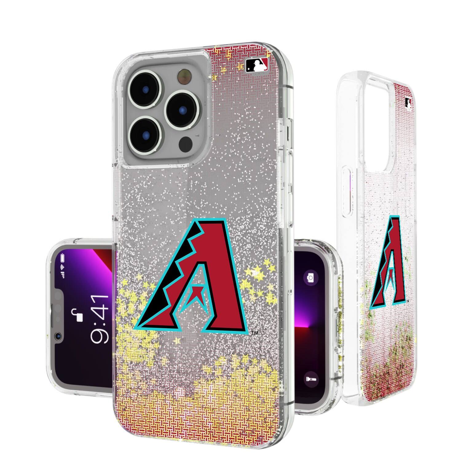 Keyscaper MLB Arizona Diamondbacks Linen Logo iPhone Glitter Case 14 ...