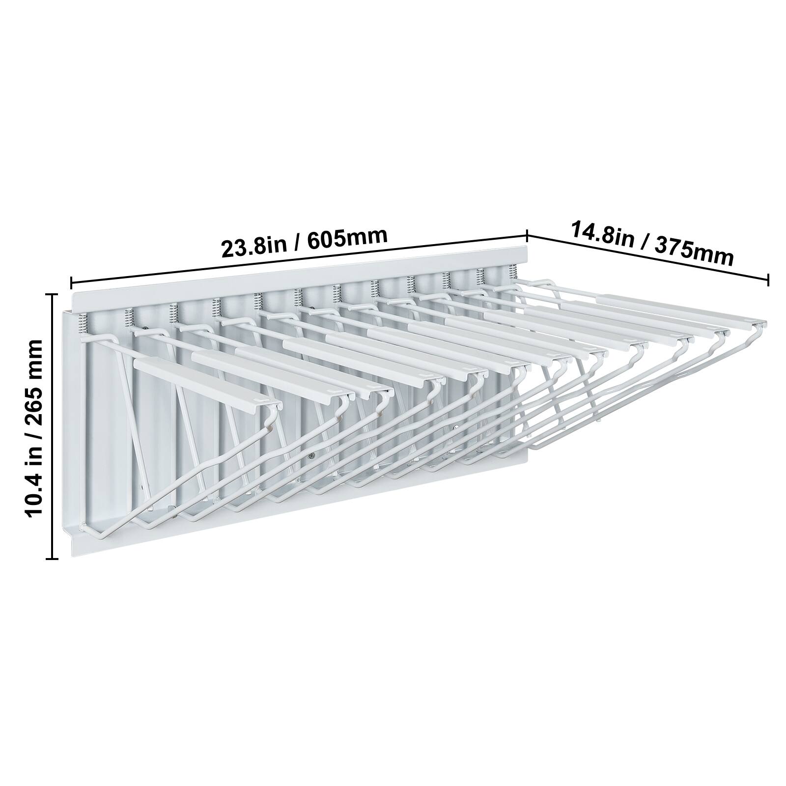 VEVOR Wall Mount Blueprint Storage Rack – Holds up to 1200 Blueprints ...