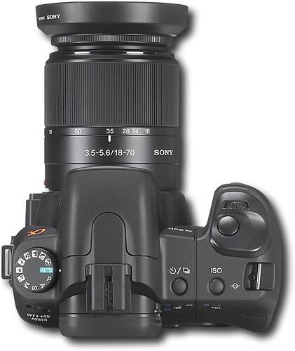 Best Buy: Sony Alpha 10.2MP Digital SLR Camera Black DSLR-A200K