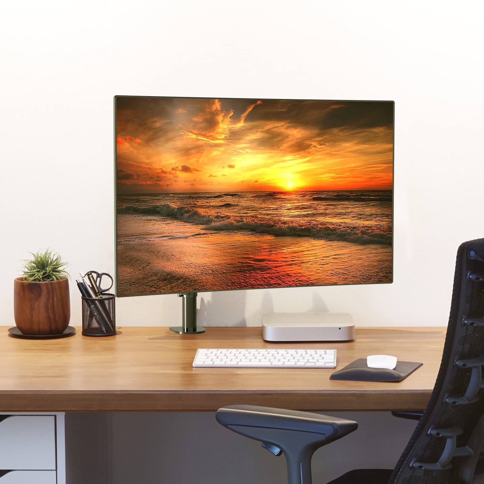 Hirose Alice Single Monitor Arm Desk Mount Holds Screens Up To 32 Inch ...