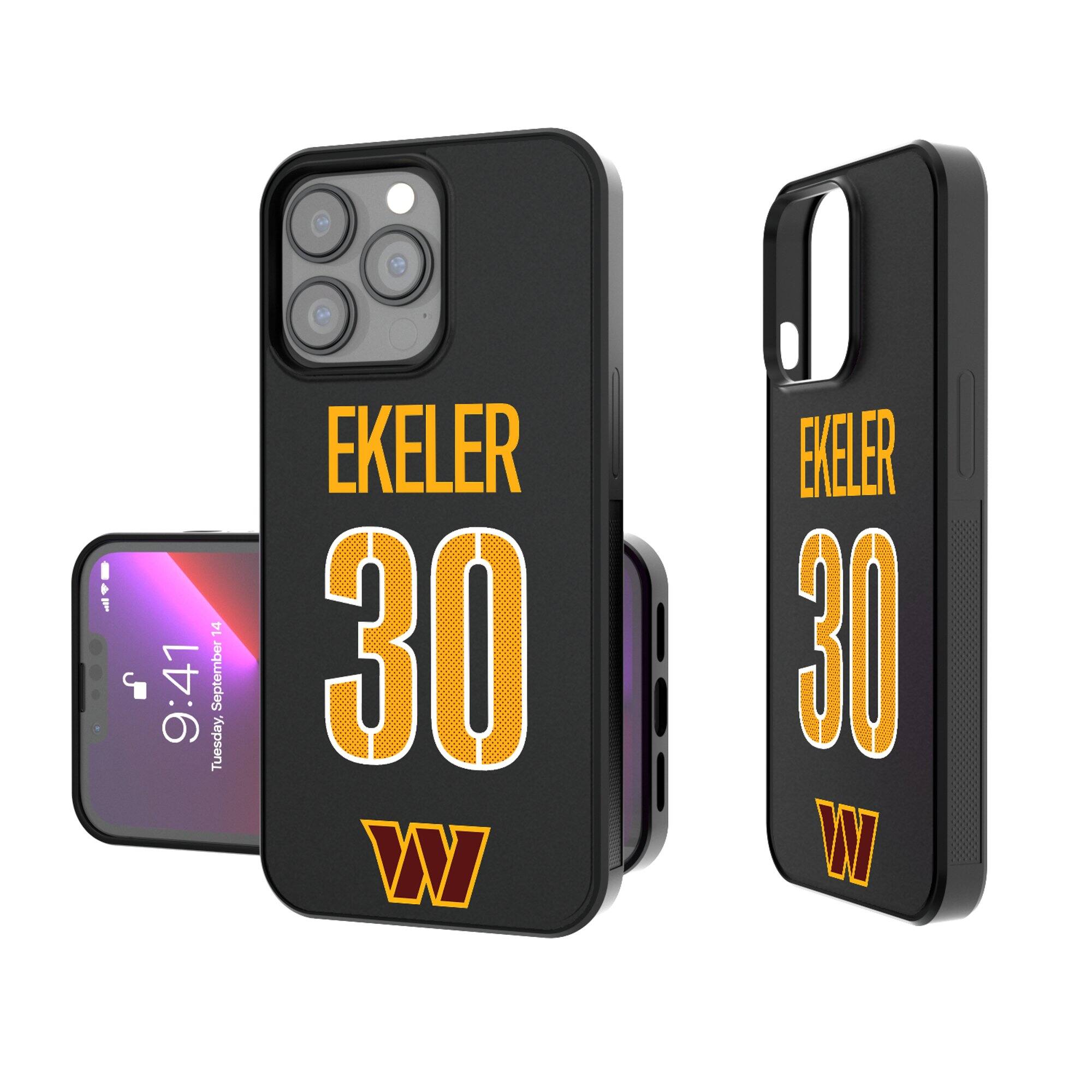 Keyscaper NFL Austin Ekeler Washington Commanders iPhone Bump Case 16 ...
