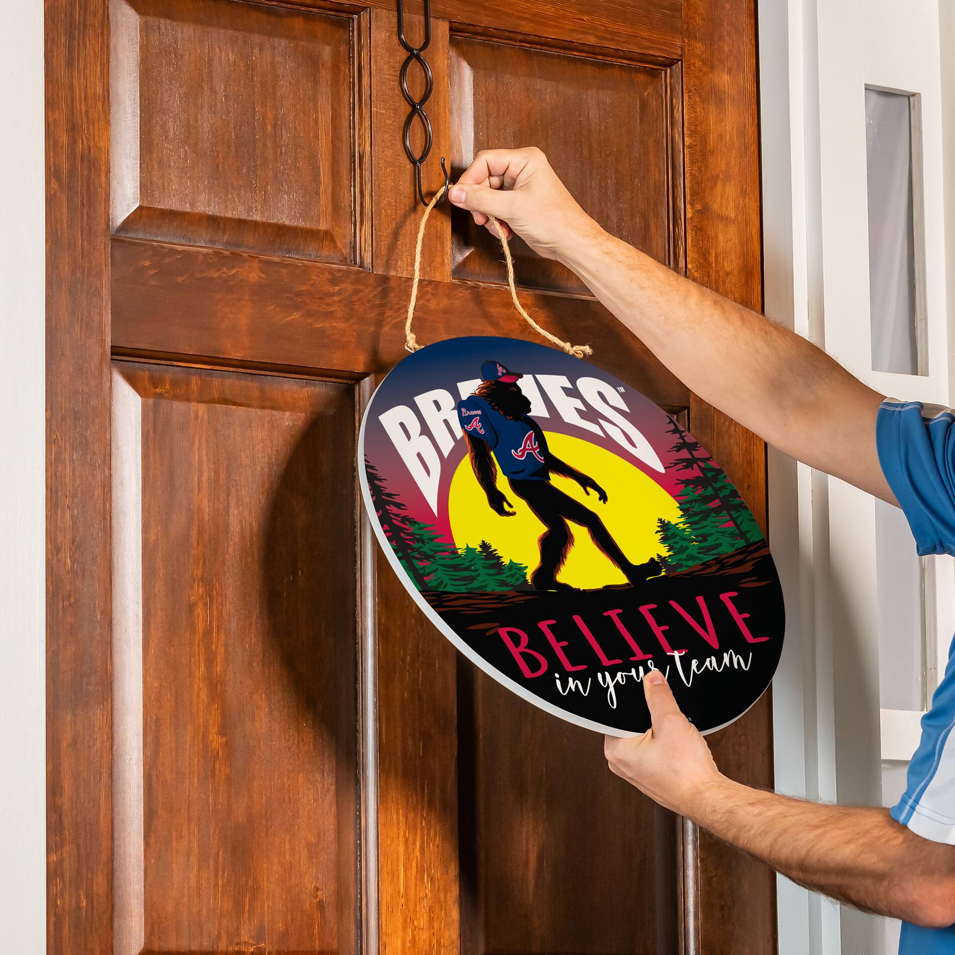 Evergreen Enterprises Atlanta Braves 18" Bigfoot "Believe in Yourself ...