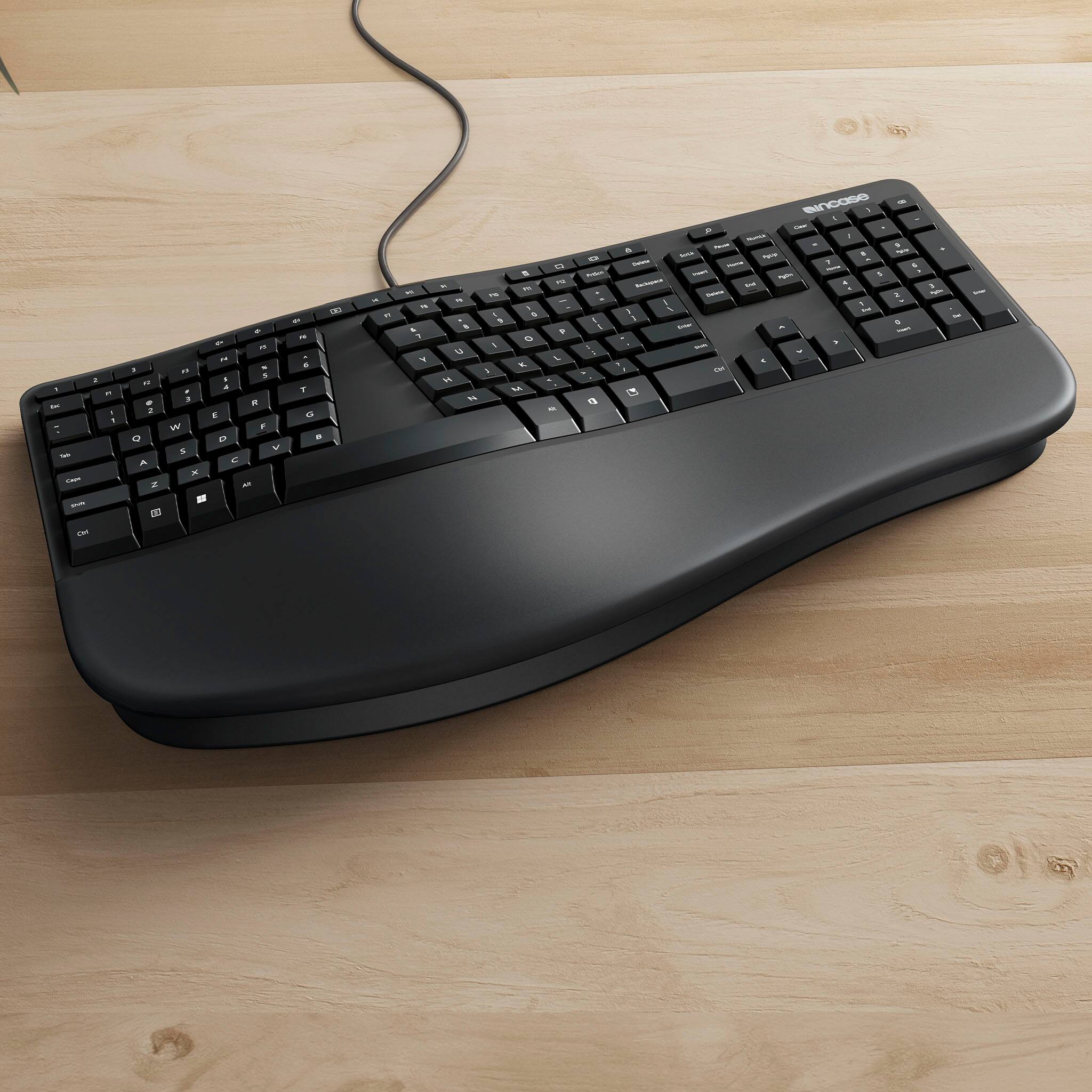 Incase Ergonomic Keyboard EN Layout Designed by Microsoft Black LXM ...