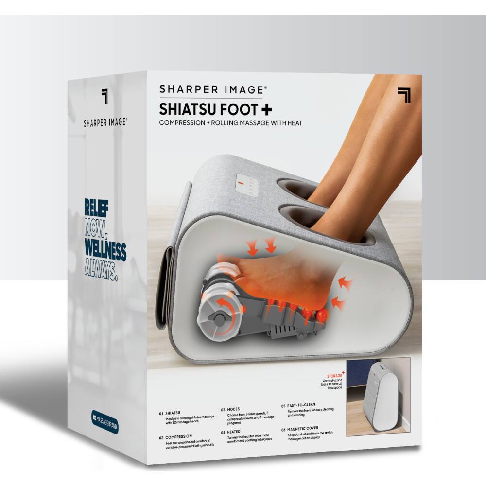 Customer Reviews: Sharper Image Shiatsu Foot+ Compression and Rolling ...