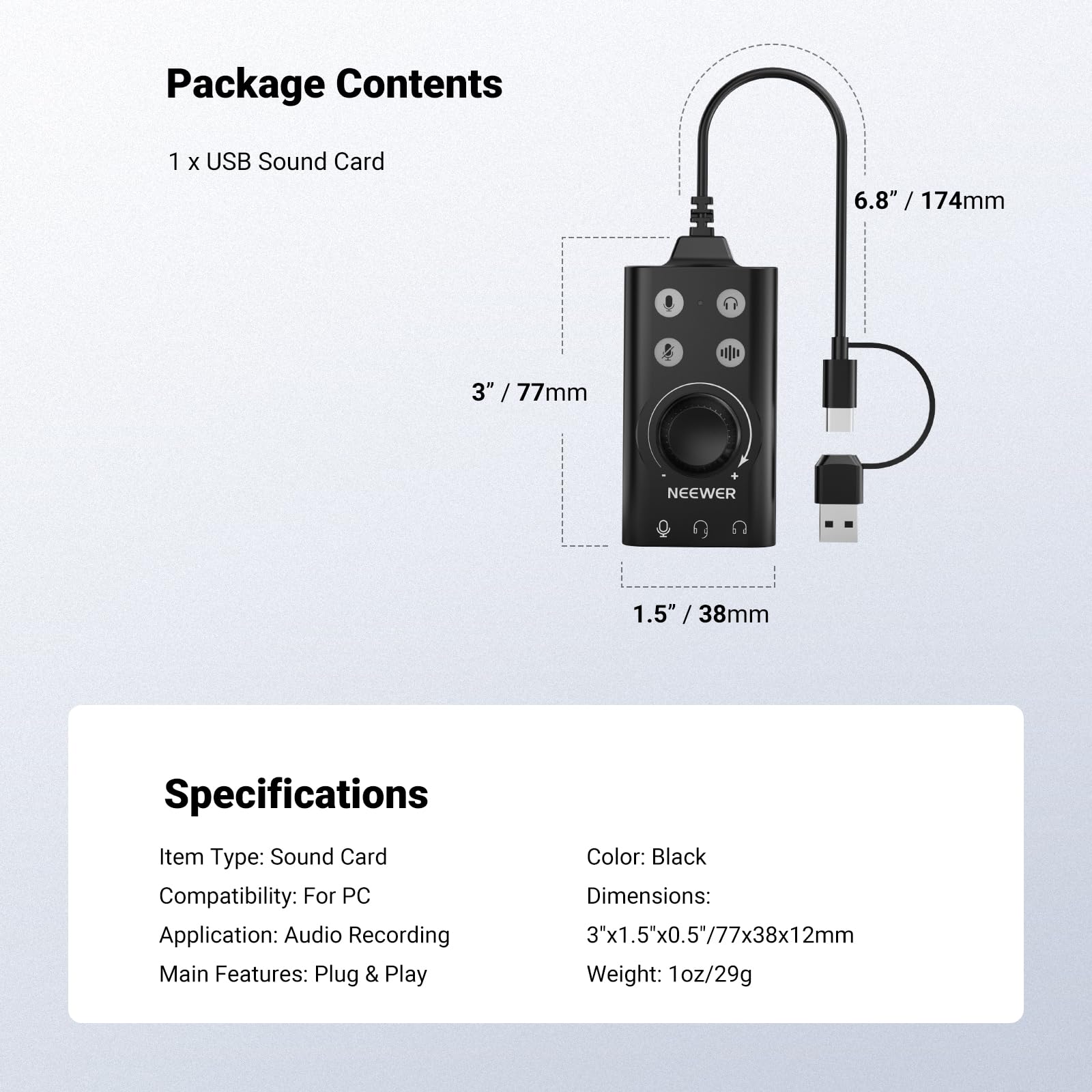 Neewer PP07 USB C to 3.5mm Audio Adapter - Best Buy