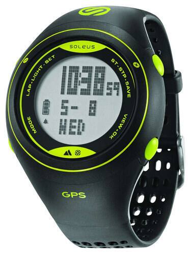 Best Buy: Soleus GPS Cross Country Watch Black/Lime SG005052