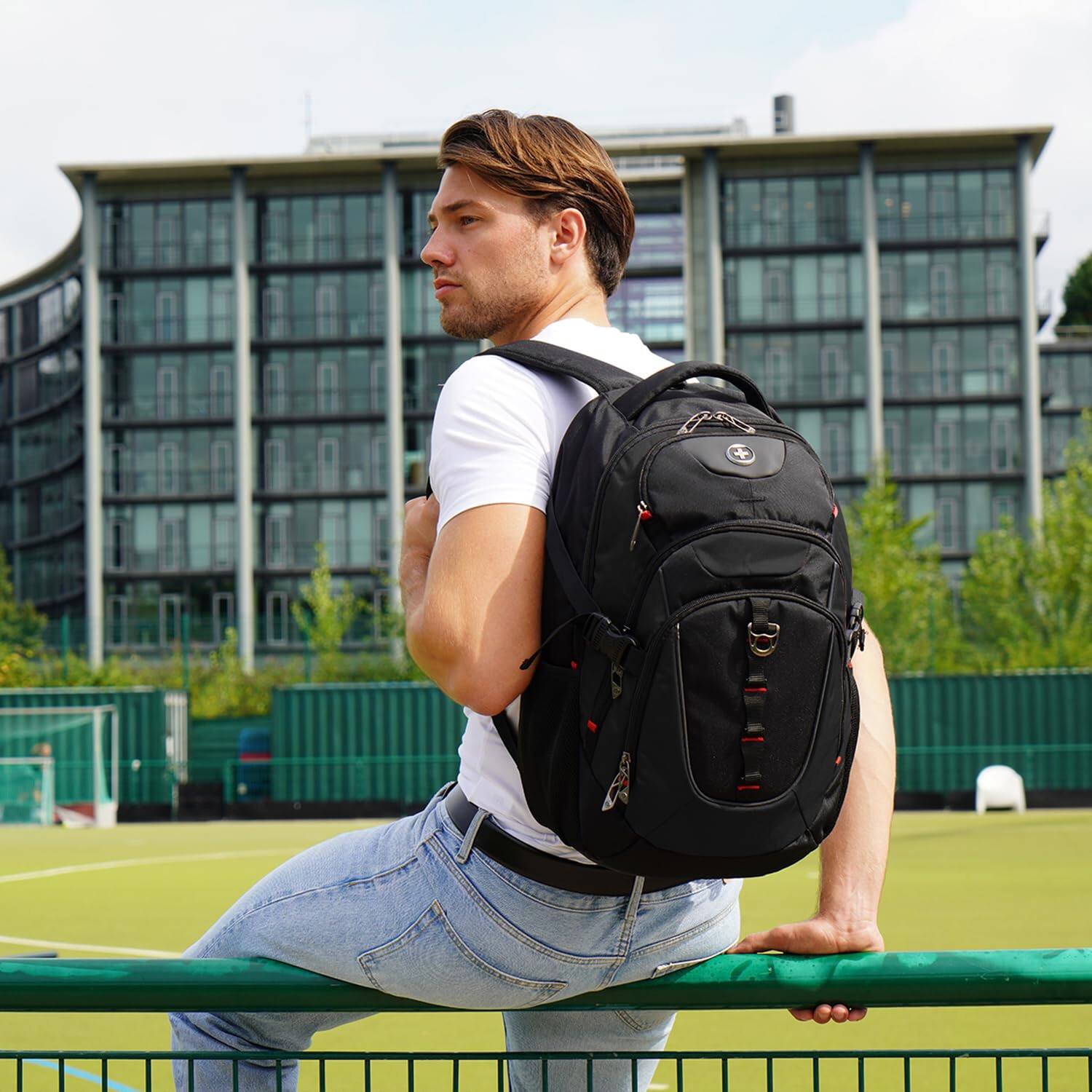 NICHOLAS KLEIN Design Laptop Backpack With Usb Charging Port Travel ...