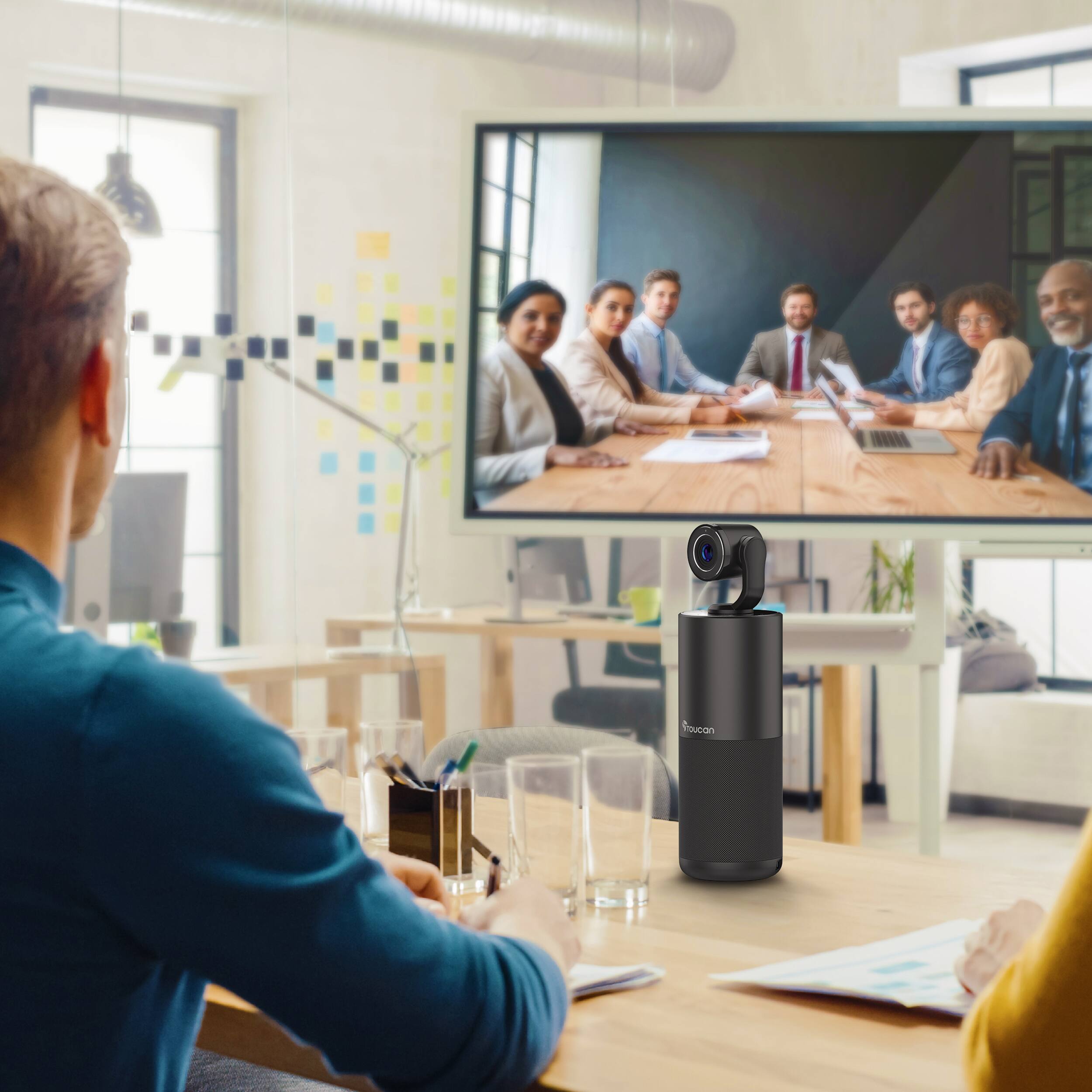 Toucan Video Conference System HD Conference Speaker and 4 Microphones ...