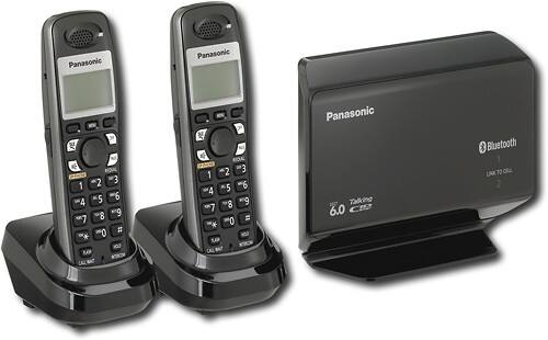 Best Buy: Panasonic DECT 6.0 Expandable Cordless Phone with Bluetooth Link KX-TH1212B