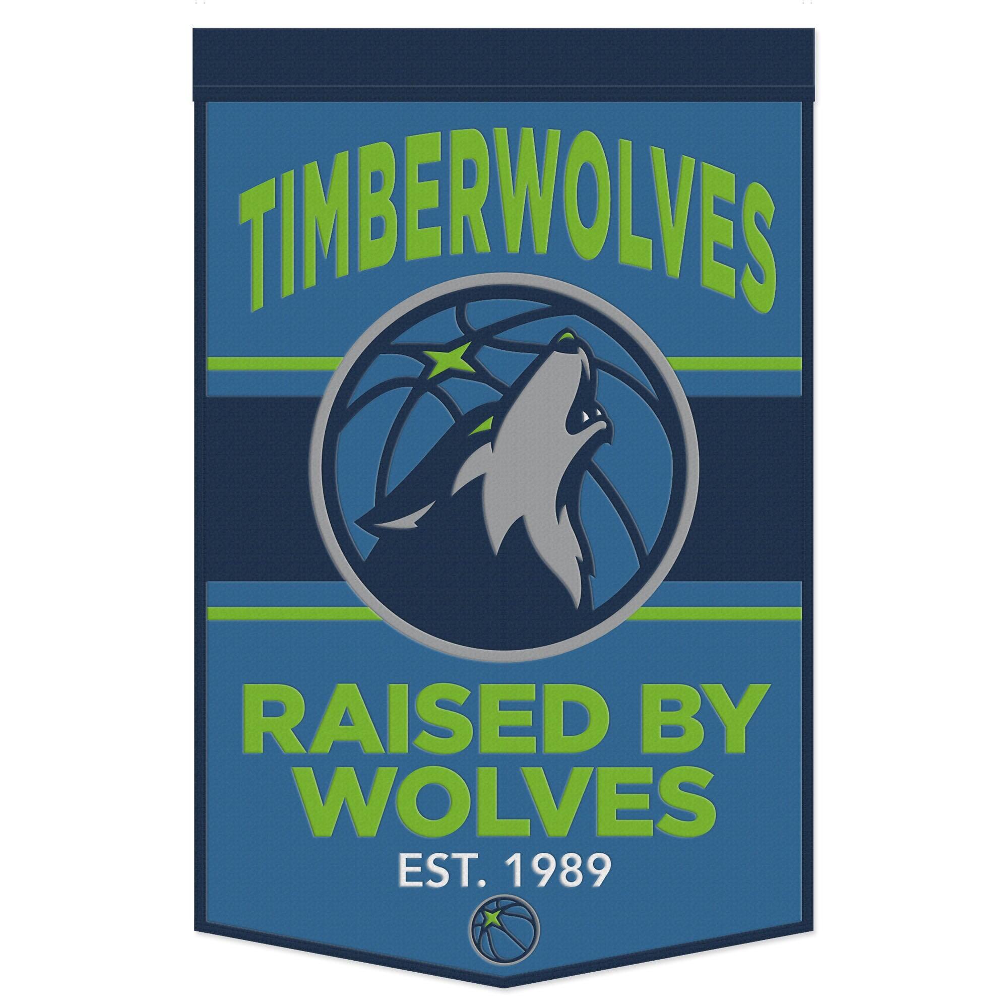 WinCraft Minnesota Timberwolves 24" x 38" Primary Logo Banner ...