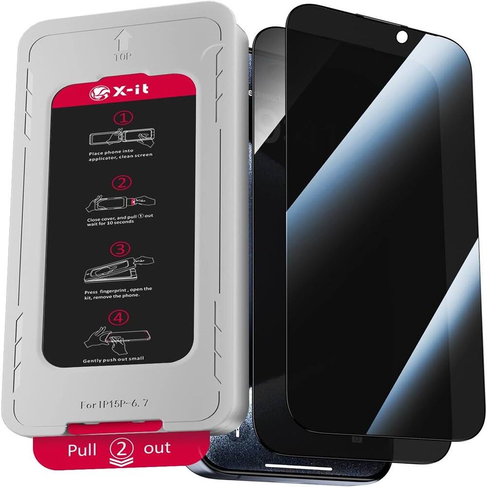 PARKER SLATER 2 Pack Privacy Screen Protector for iPhone 16 Pro Max 6.9 ...