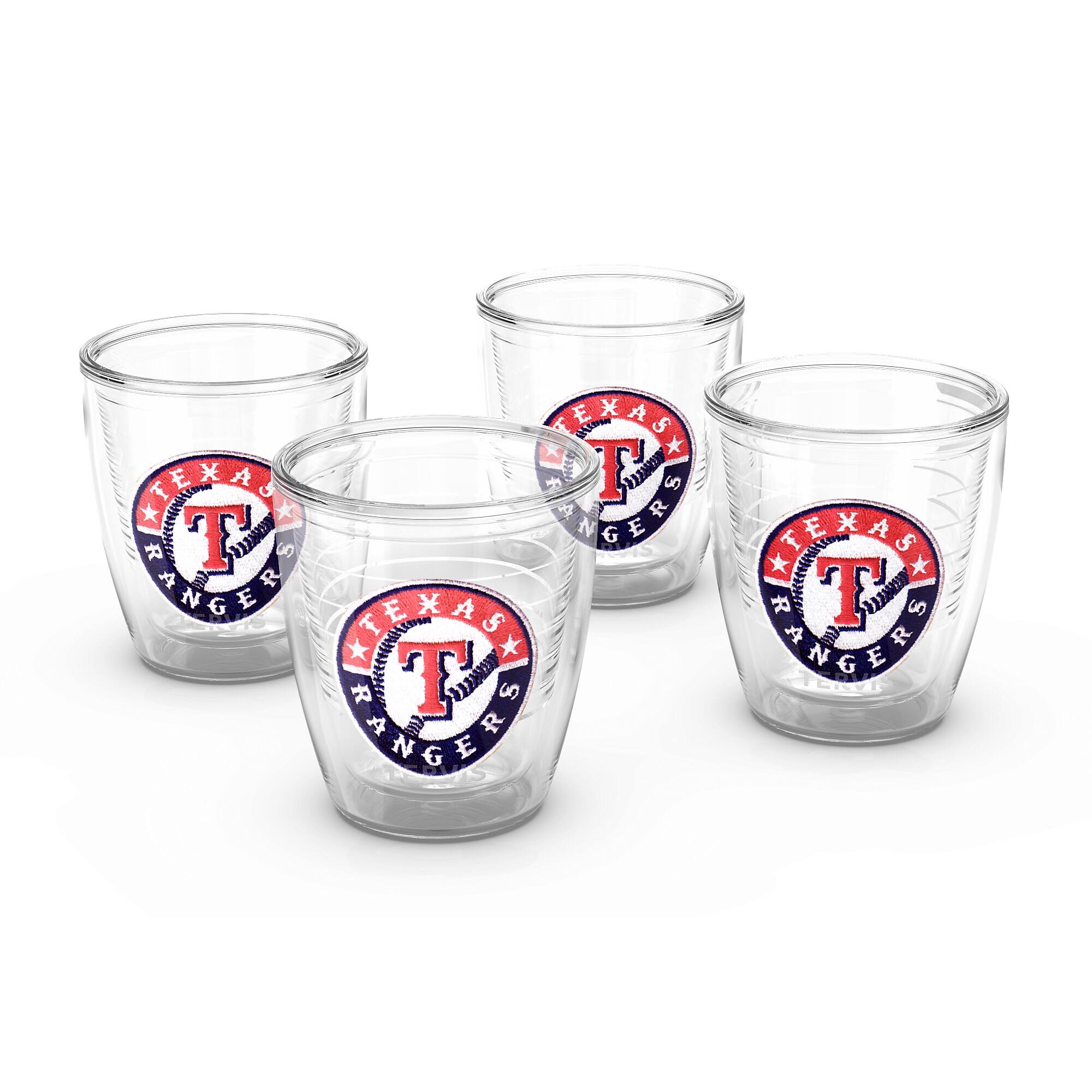Tervis Texas Rangers Four Pack 12oz. Emblem Tumbler Set Multicolor ...