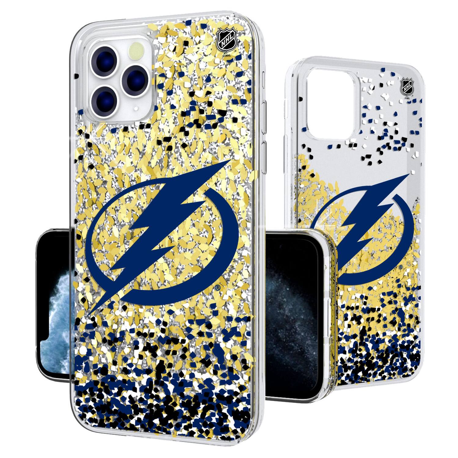 Keyscaper NHL Tampa Bay Lightning iPhone Confetti Glitter Case 14 ...
