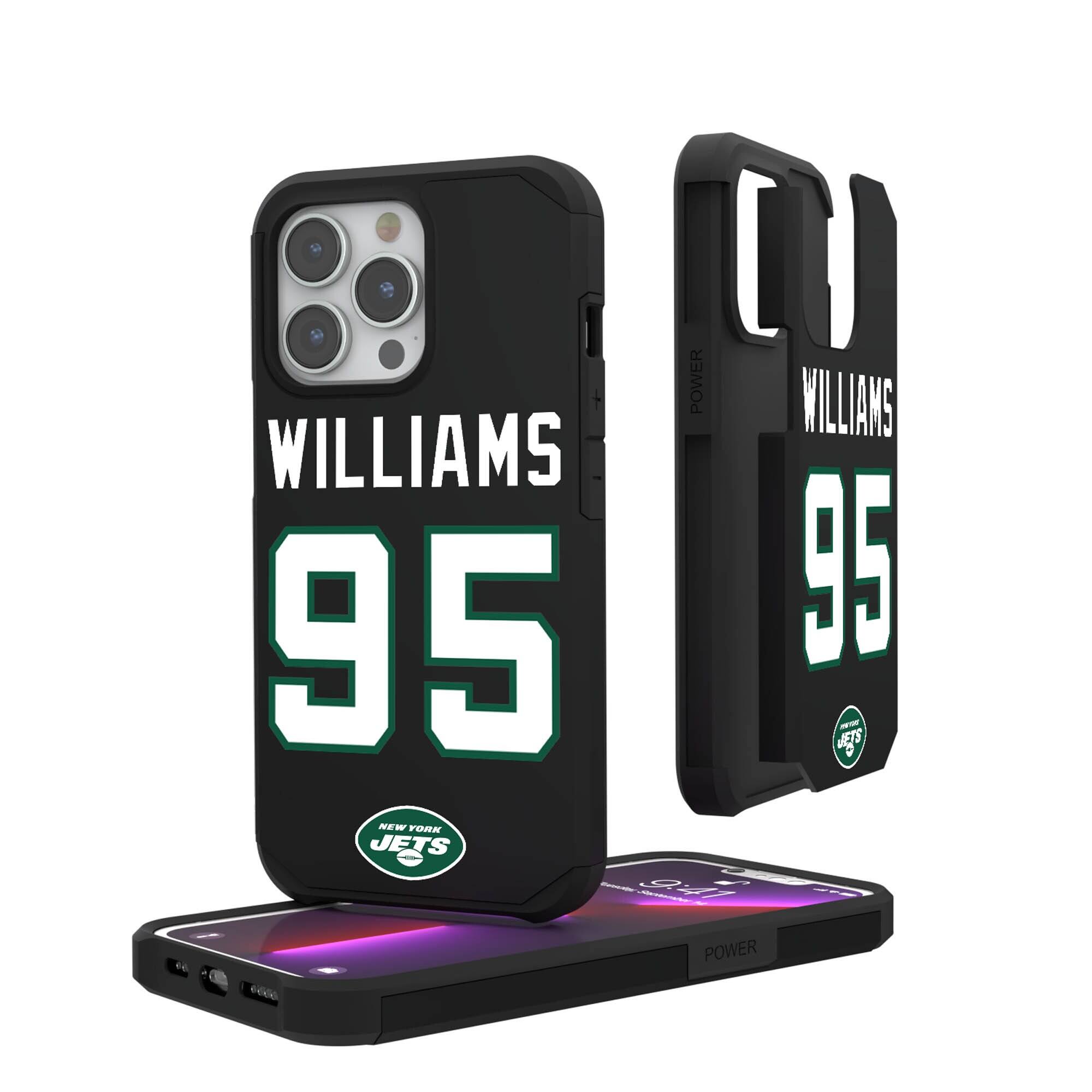 Keyscaper NFL New York Jets Quinnen Williams iPhone Rugged Case 14 Plus ...