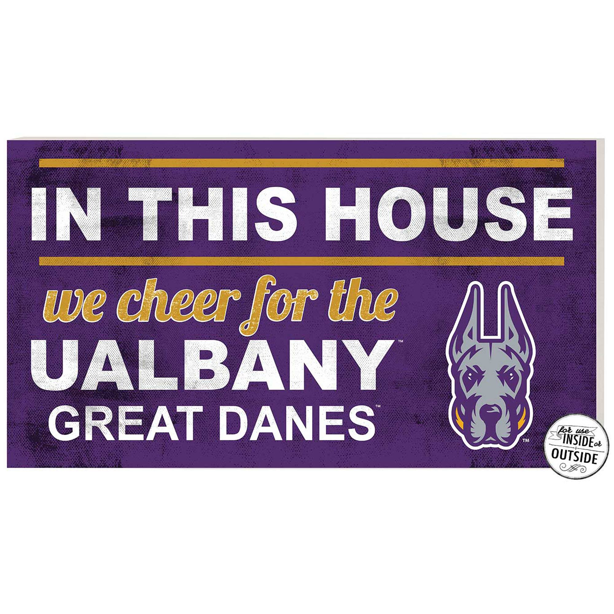 Jardine UAlbany Great Danes 11'' x 20'' Indoor/Outdoor In This House ...