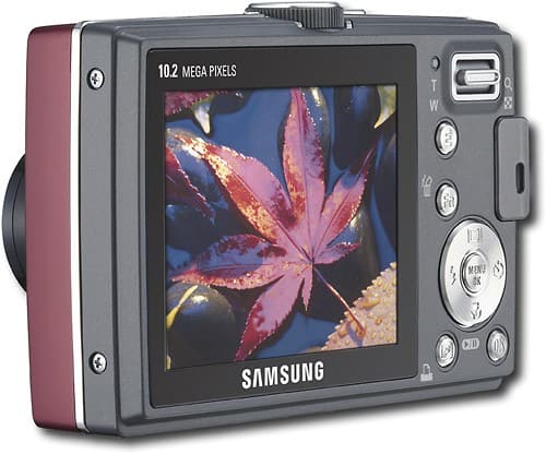 Best Buy: Samsung 10.2-Megapixel Digital Camera Red L200