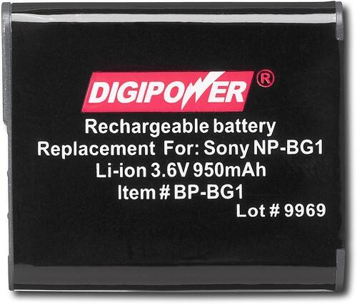Best Buy: Digipower Rechargeable Lithium-Ion Battery for Select Sony ...