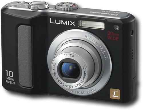 Best Buy: Panasonic Lumix 10.1-Megapixel Digital Camera Black DMC-LZ10K