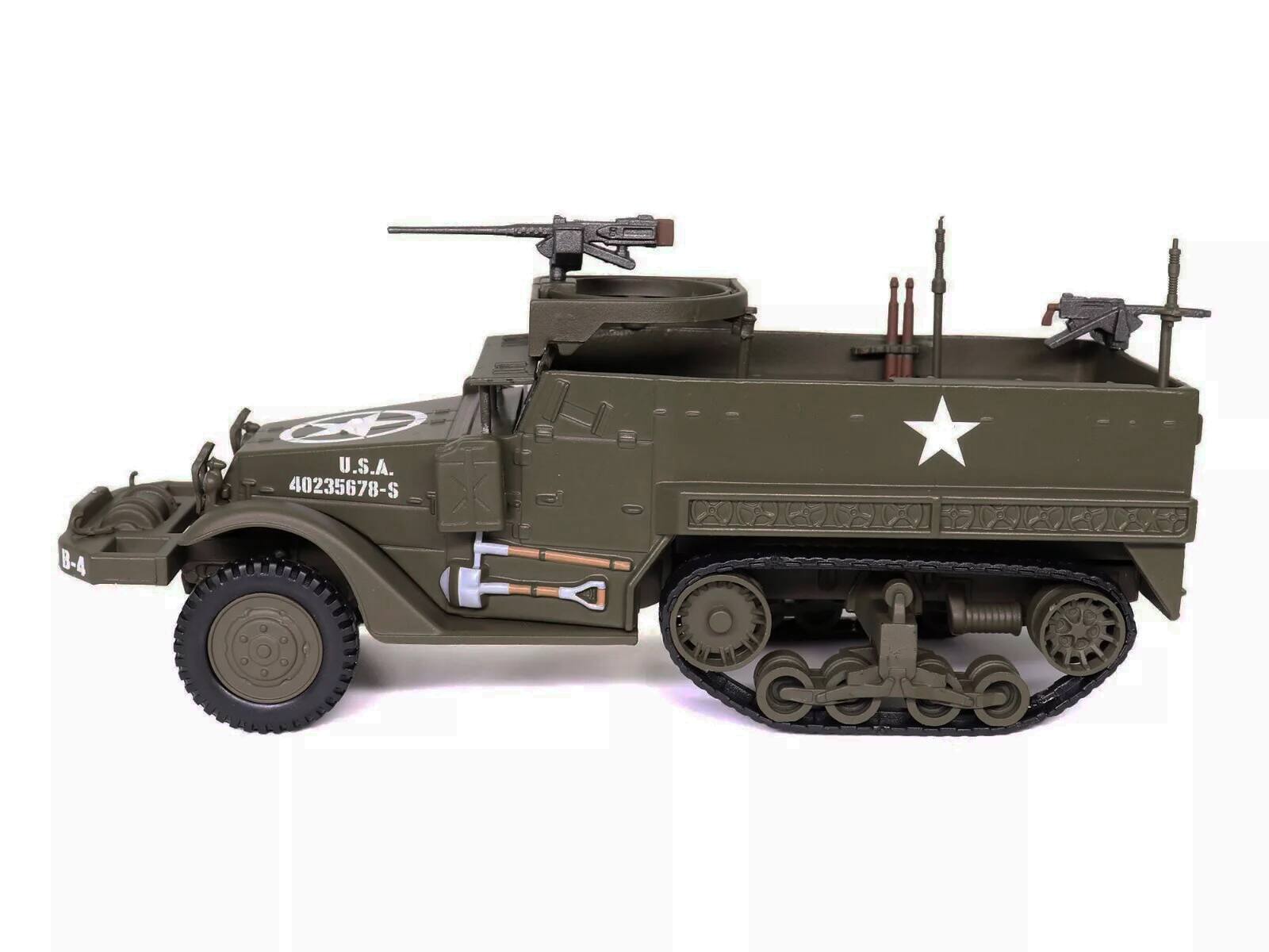 M3 Half Track AFV with M2HB Machine Gun Olive Drab "United States Army ...