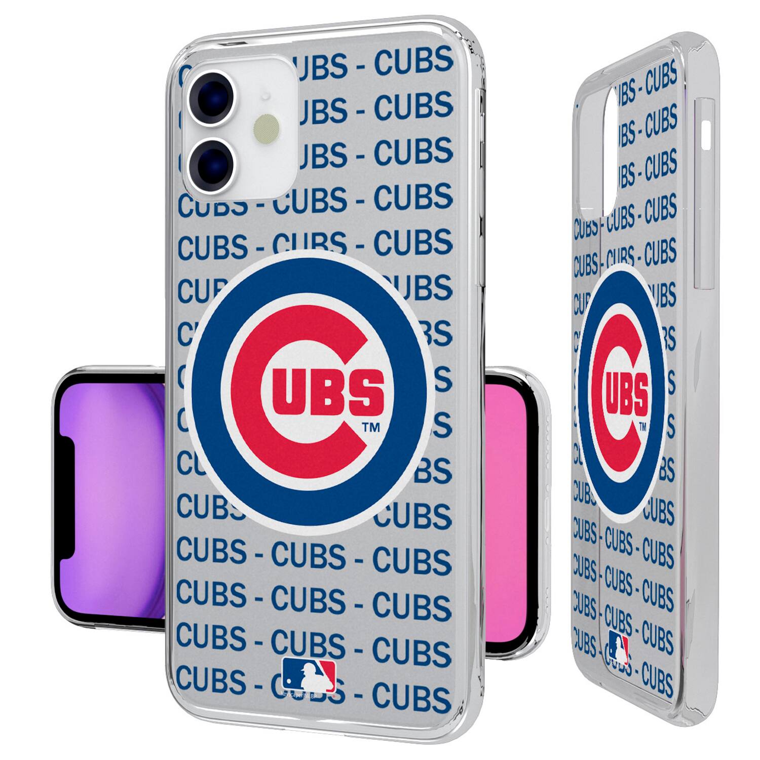 Keyscaper MLB Chicago Cubs Text Backdrop Clear iPhone Case 15 Pro ...