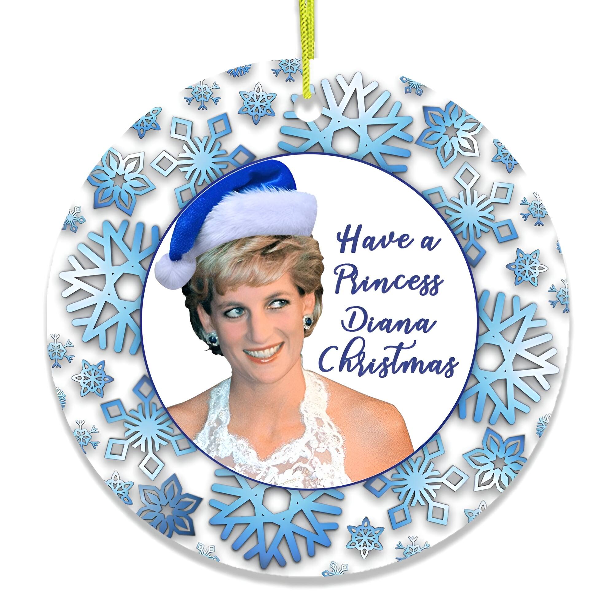 OrnamentallyYou Have a Princess Diana Christmas Ornament Multi colored ...