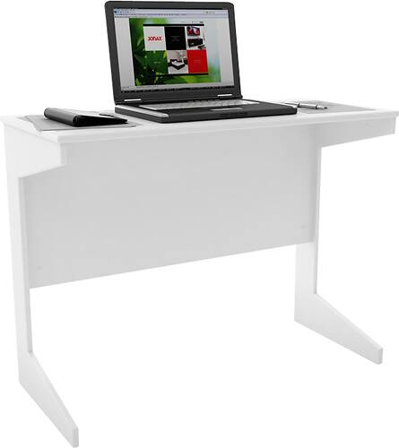 Best Buy: Sonax Upright Computer Desk Frost White D-214-NHL