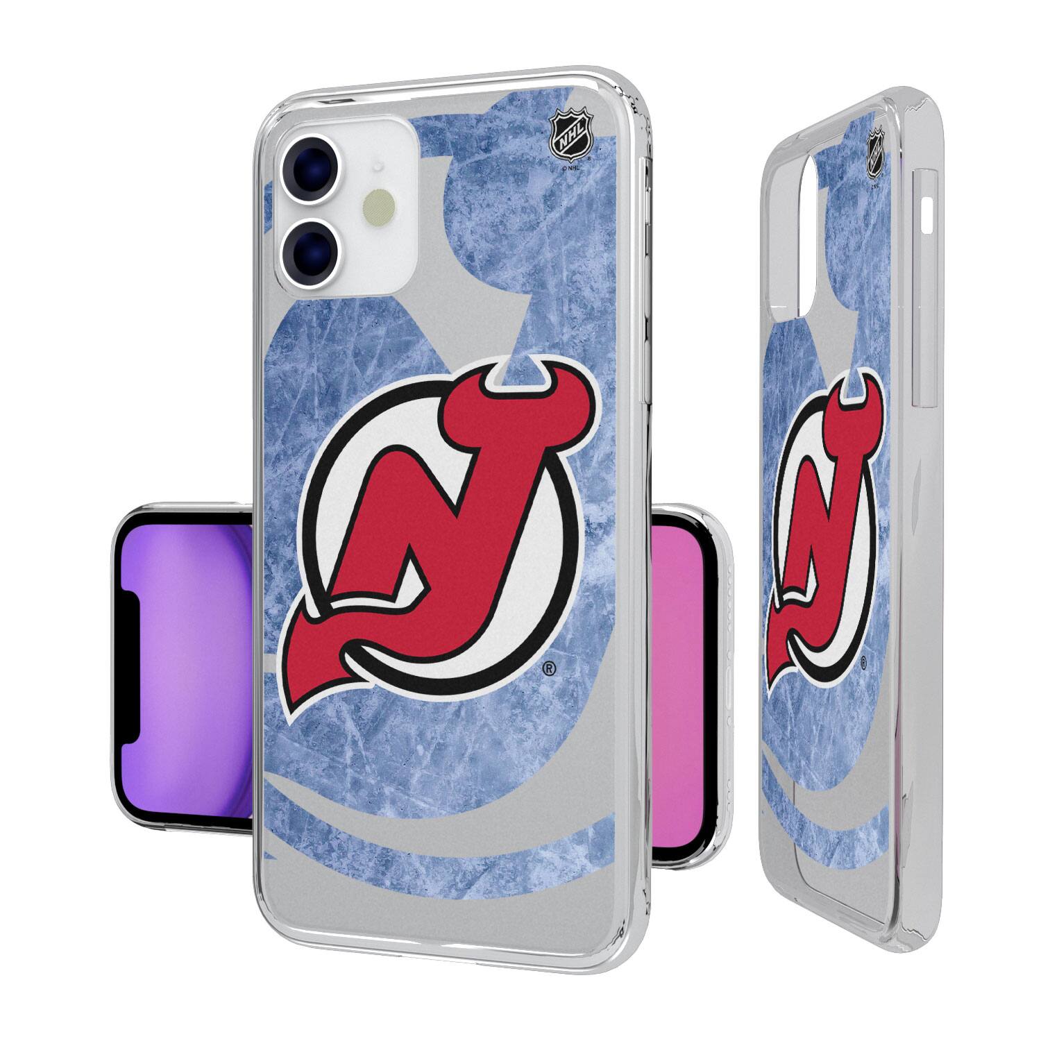 Keyscaper NHL New Jersey Devils iPhone Clear Ice Case 14 Multicolor ...