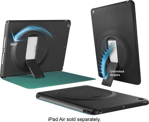 Best Buy: ZeroChroma Folio Slide Case for Apple® iPad® Air Teal/Black ...
