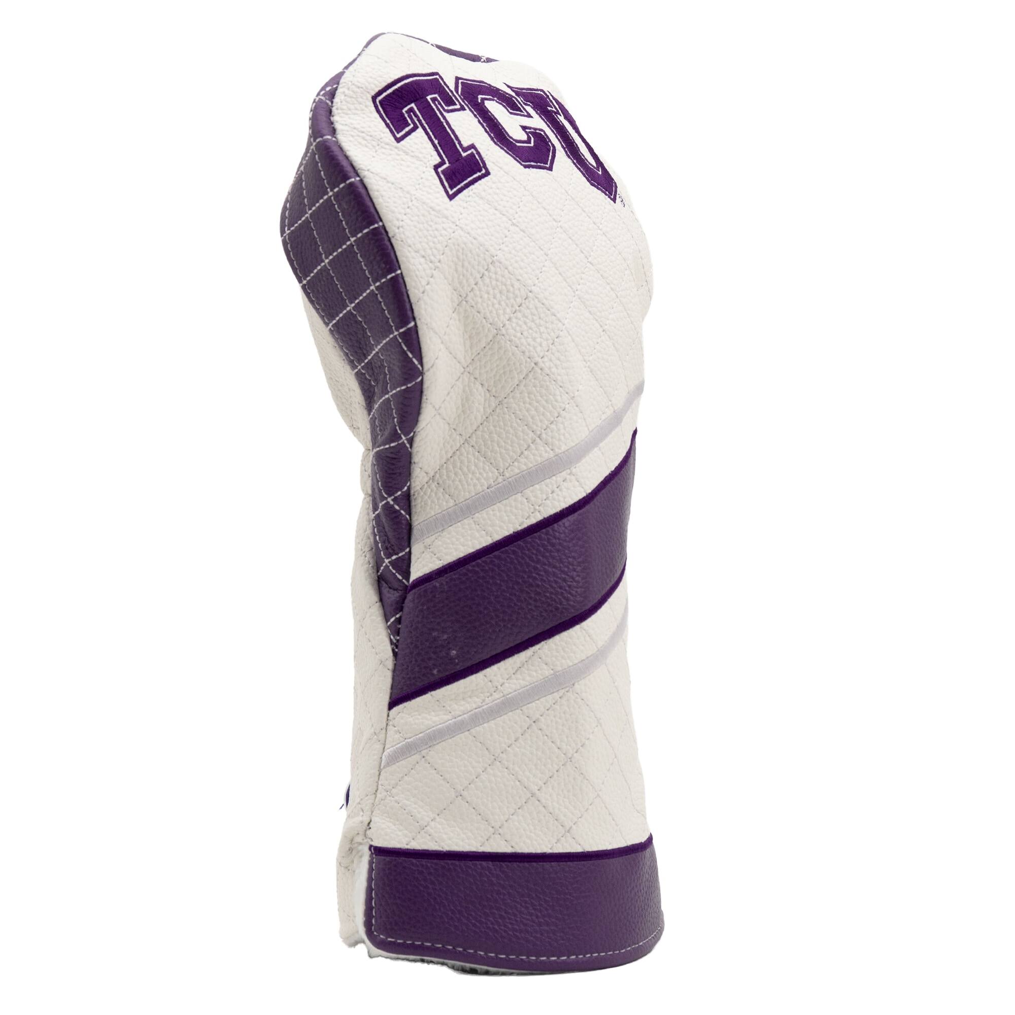 Team Golf TCU Horned Frogs Striped Quilted Driver Headcover Multicolor ...