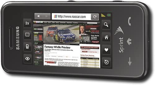 Best Buy: Sprint Samsung Instinct Cell Phone Black SPHM800ZKS